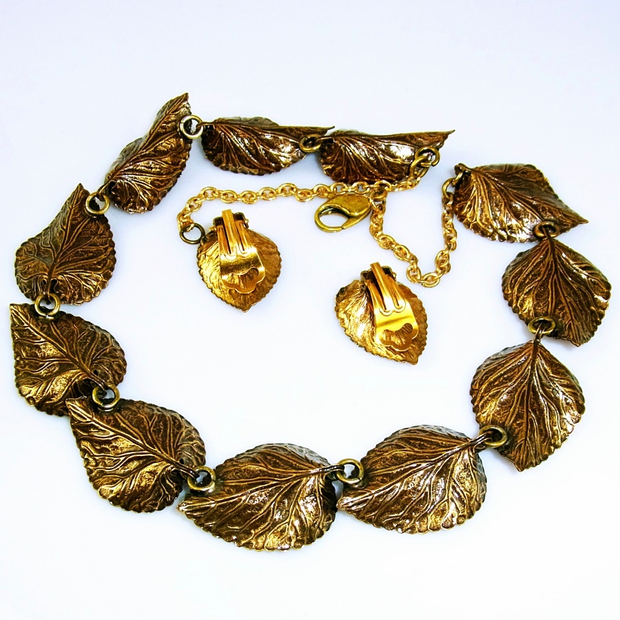 Ermani Bulatti vintage designer necklace set with c... | Vintage Jewels